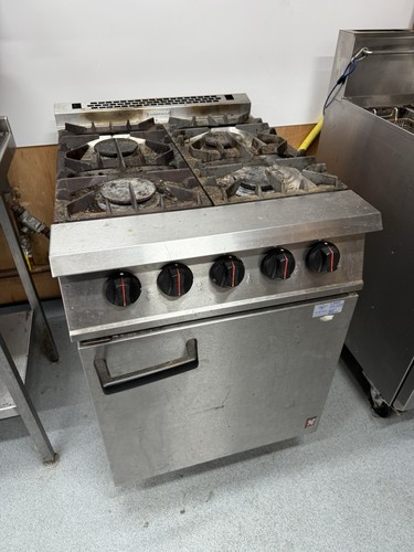 Natural Gas Falcon 4 Burner Cooker Dominator Oven Range - BRAND NEW POT ...