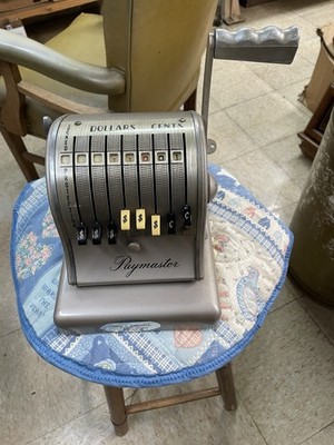 Vintage Paymaster Series S-600 Check Writer Machine With Key | eBay