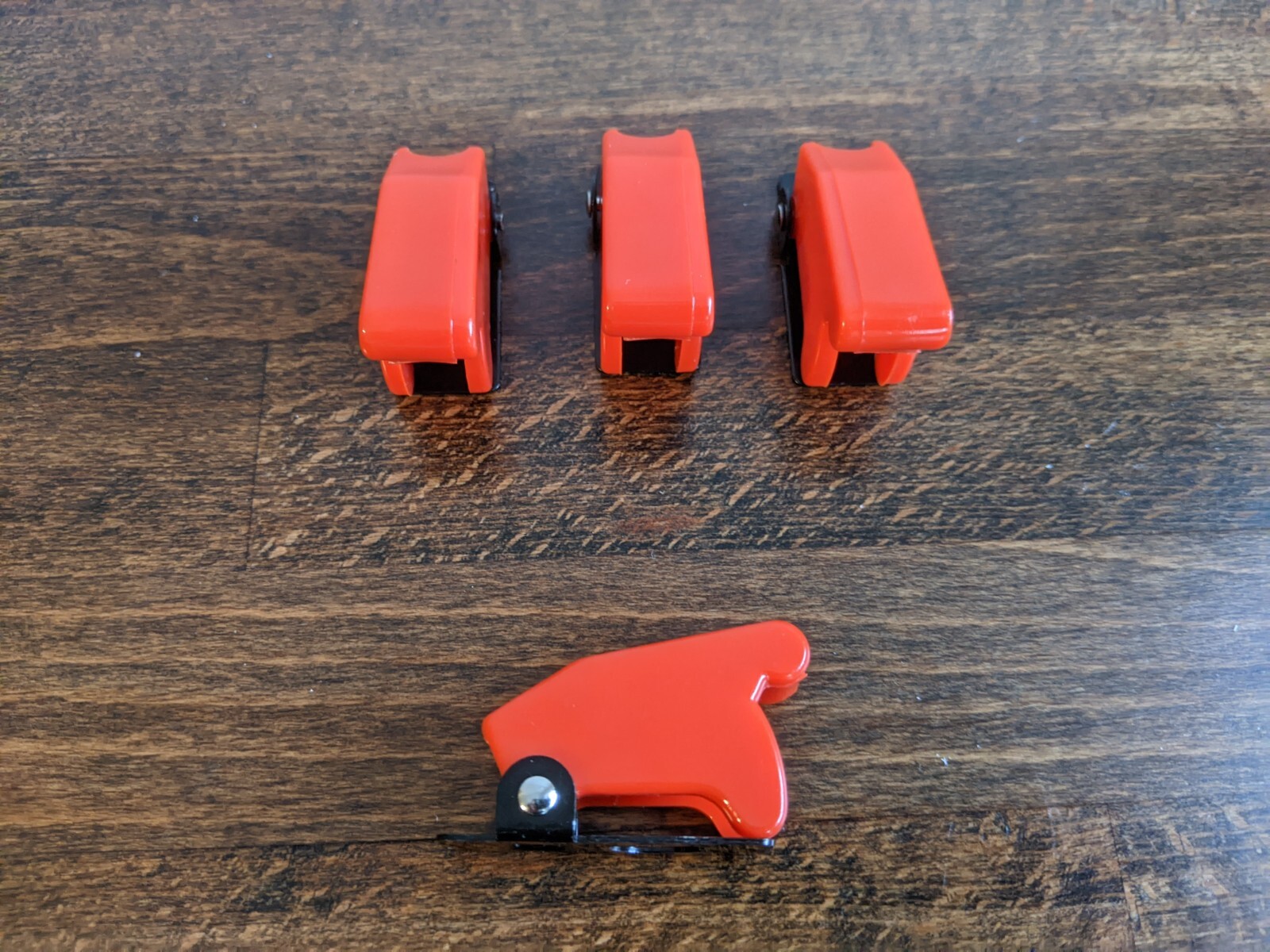 Toggle Switch Guards (Plastic) - Red - Set of 4 *NORTH AMERICAN SELLER ...
