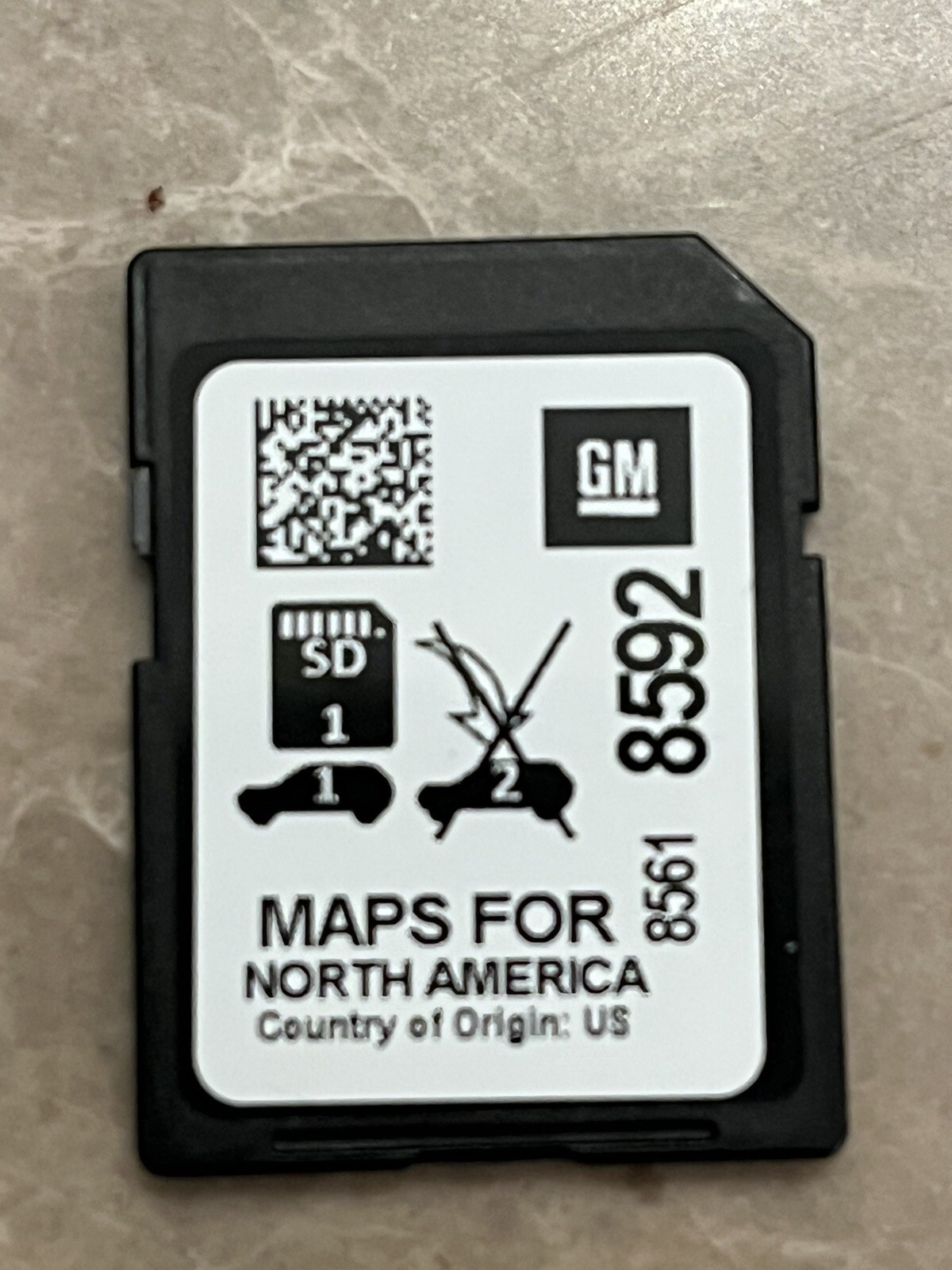 2020-2022 GM GMC CADILLAC NAVIGATION SD CARD 8561 8592 FACTORY GM OEM ...