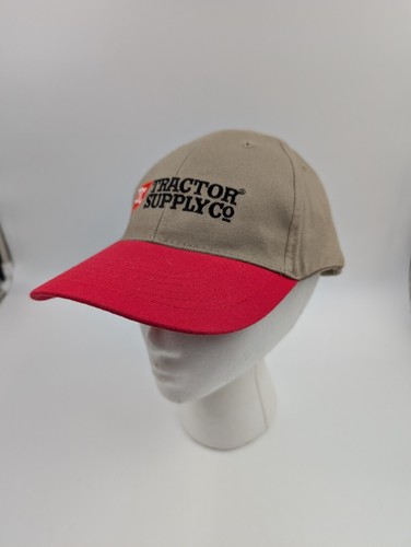 TSC Tractor Supply Farm Hat Cap Beige Adult New Strapback | eBay