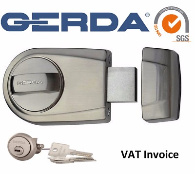 Gerda High Quality Surface Mounted Door Lock 4 Keys ZG200S Colour ...