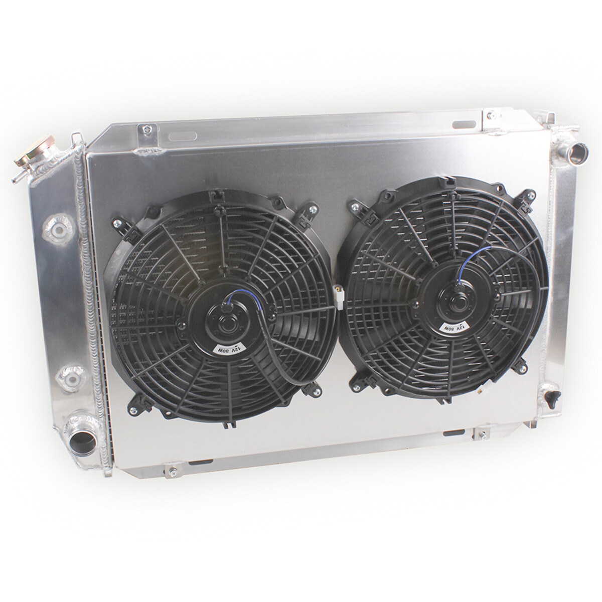 For 1979-1993 Ford Mustang Fox body 3 Row Aluminum Radiator Shroud 12 ...