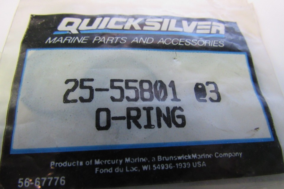 6 NEW MERCURY QUICKSILVER OEM O-RINGS # 25-55801 | eBay