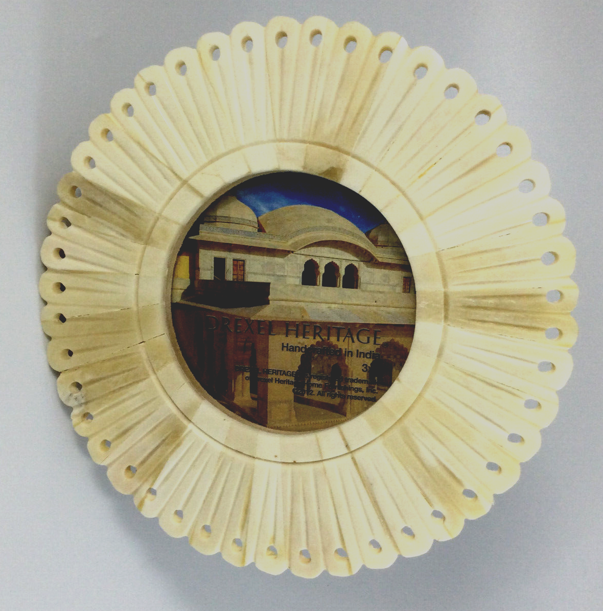 Drexel Heritage Frame Round Bone 6" Off White | eBay