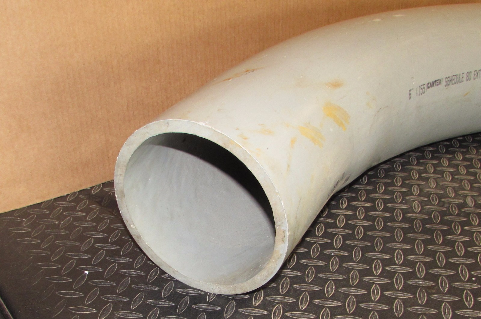 Cantex SCH80 6" Long Sweep 45° Elbow, Extra Heavy Wall, PVC | eBay