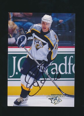 2000's Nashville Predators 5" x 7" Team Issue -PATRIC KJELLBERG ...