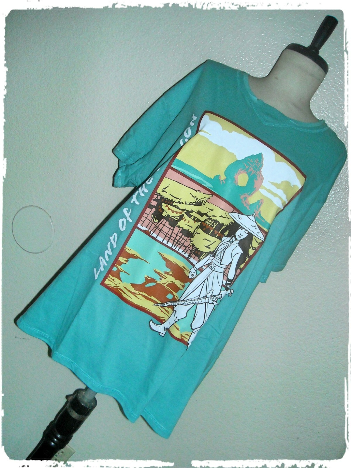 Disney Her Universe Rava The Last Dragon Aqua LAND OF THE DRAGON Tee 4 ...