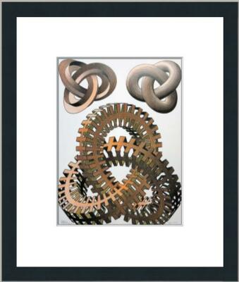 M.C. Escher - Knots Custom Gallery Framed Print | eBay