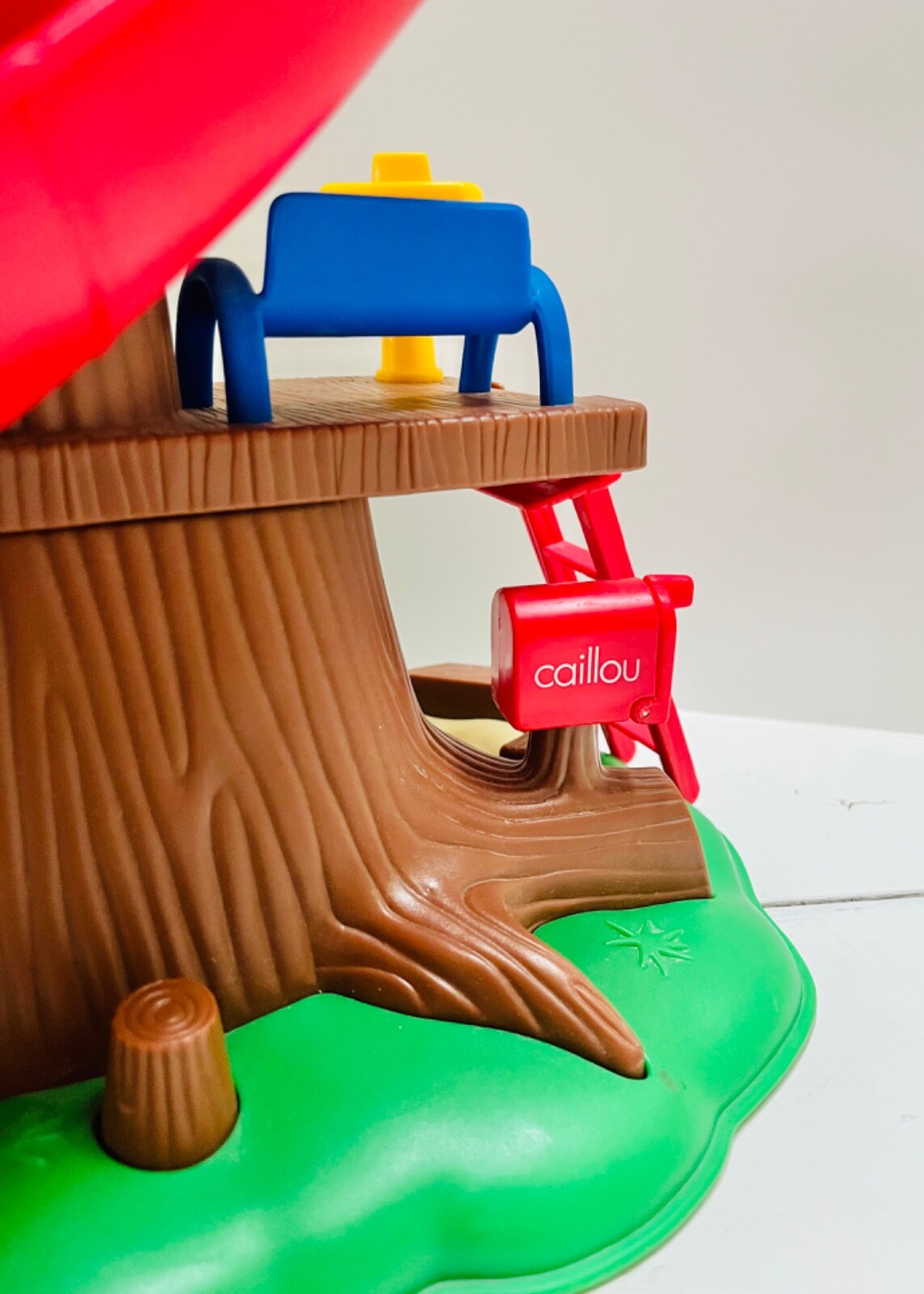 Rare Caillou Treehouse 2002 Irwin Toy Playset and Figures Bike READ ...