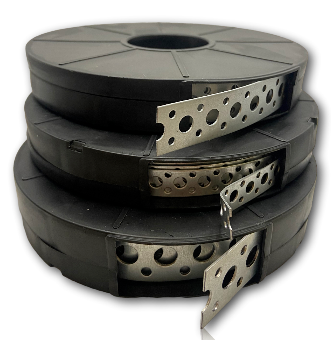 Galvanised Metal Band Steel Fixing Strap Builders 10 Meters Banding ...