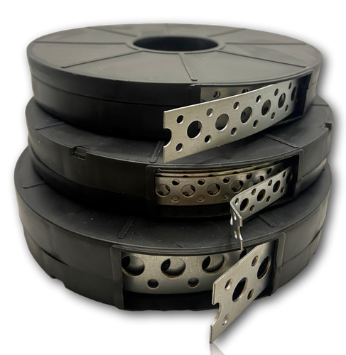 Galvanised Metal Band Steel Fixing Strap Builders 10 Meters Banding ...