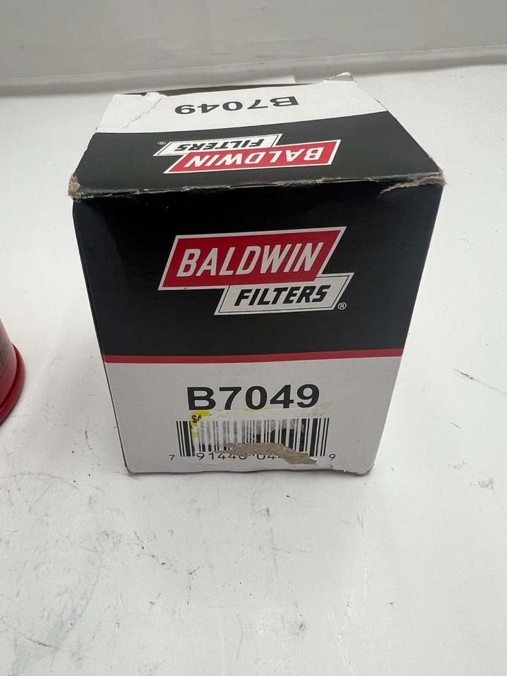 Baldwin Filters Spin-On Engine Oil Filter B7049 Heavy Duty Red for ...