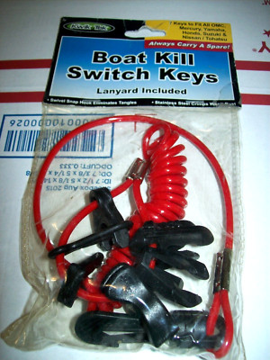 7 Keys Boat Kill Switch KEYS and Lanyard KWIK TEK #BKS-6 | eBay