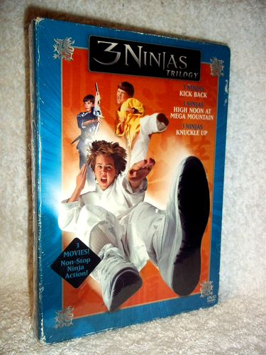 3 Ninjas Trilogy (DVD, 2005, 3-Disc) family fun karate kids martial ...