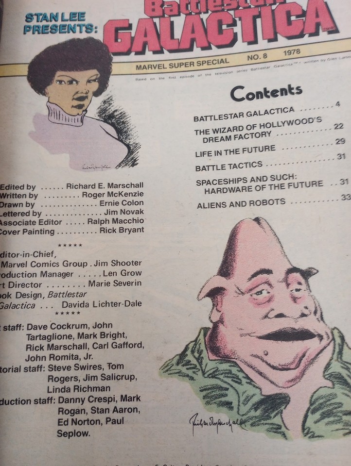 Star Wars Star Trek Motion Picture Battlestar Marvel Super Special ...