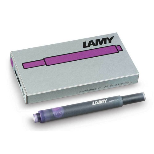 Lamy T10 Fountain Pen Ink Cartridges 5-pk, Violet | eBay