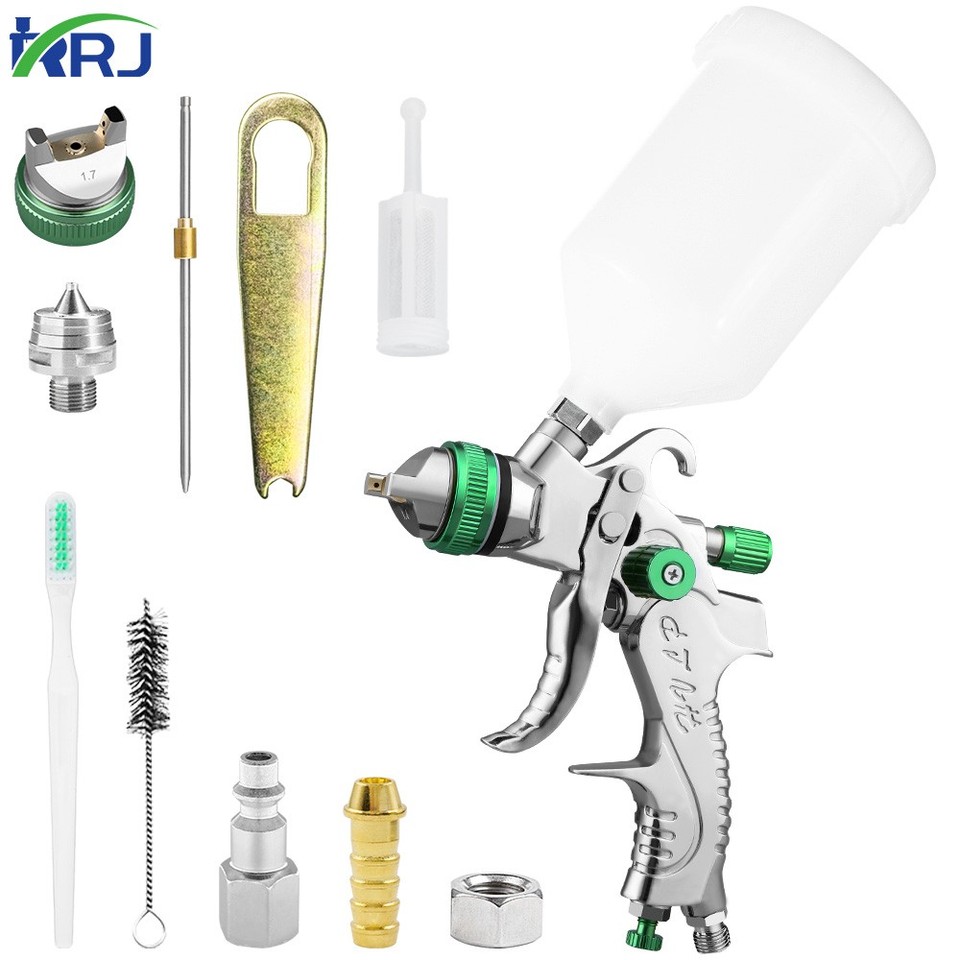 Hvlp Air Paint Spray Gun Kit W/1.4/1.7/2.0mm Nozzles Car Auto Primer ...