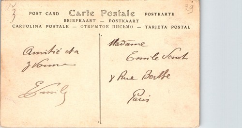 Huelgoat Finistere Bretagne France Postcard Entrée Du Ménage De La Vierge 1930s | eBay