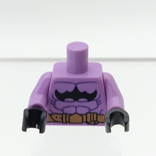 LEGO - Batman Logo Upside Down - Purple Torso w/ Muscles & Gold Belt ...
