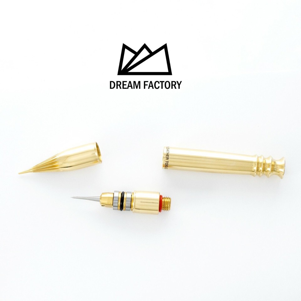 Dream Factory leather craft 5 in 1 Multi Tool Awl Edge Roller Hammer ...