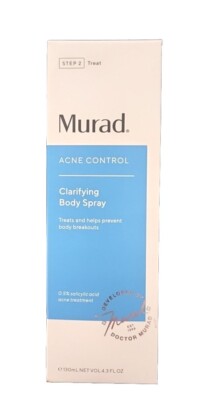 Murad Acne Control Clarifying Body Spray 4.3oz/130ml - EXP 02/2025 ...