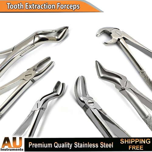 Dental Extraction Forceps For Tooth Extract Roots Anterior Upper Lower ...