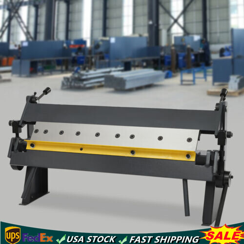 24" Pan and Box Brake Sheet Metal Pan and Box Metal Brake w Removable ...