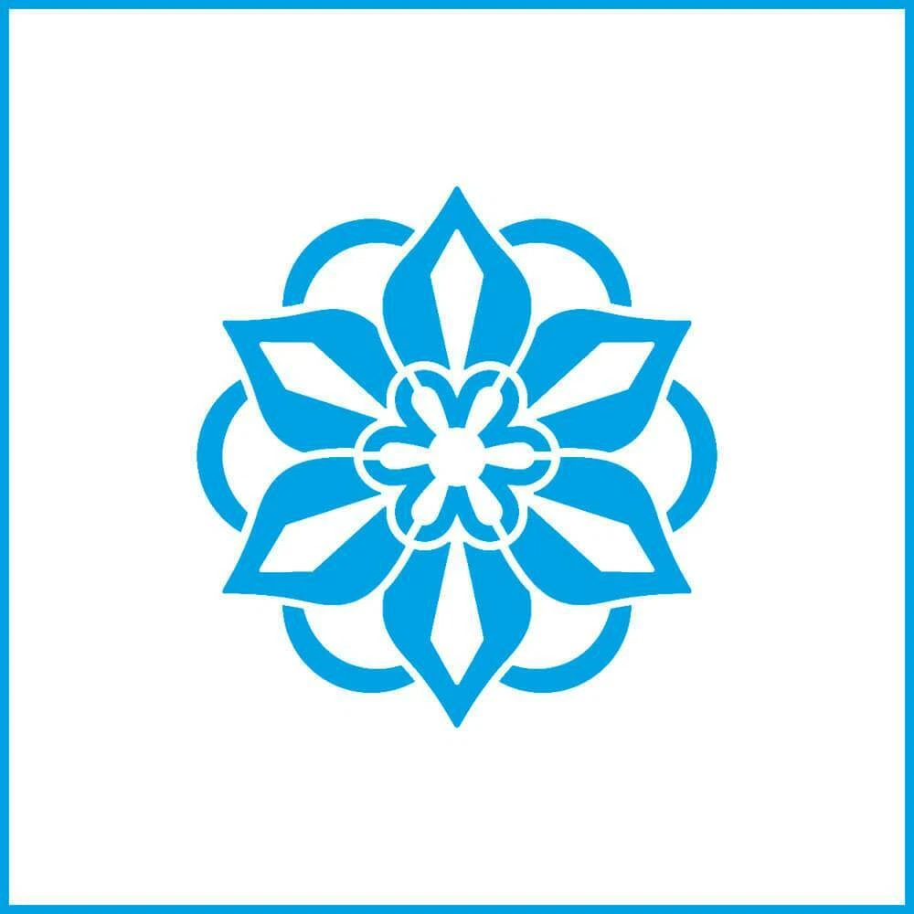 Moroccan Flower Stencil