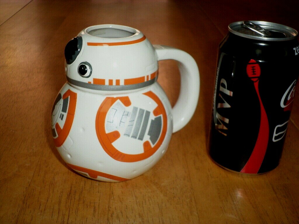 [STAR WARS] BB8 DROID, [3-D SHAPED] Ceramic Coffee Cup / Mug, VINTAGE ...