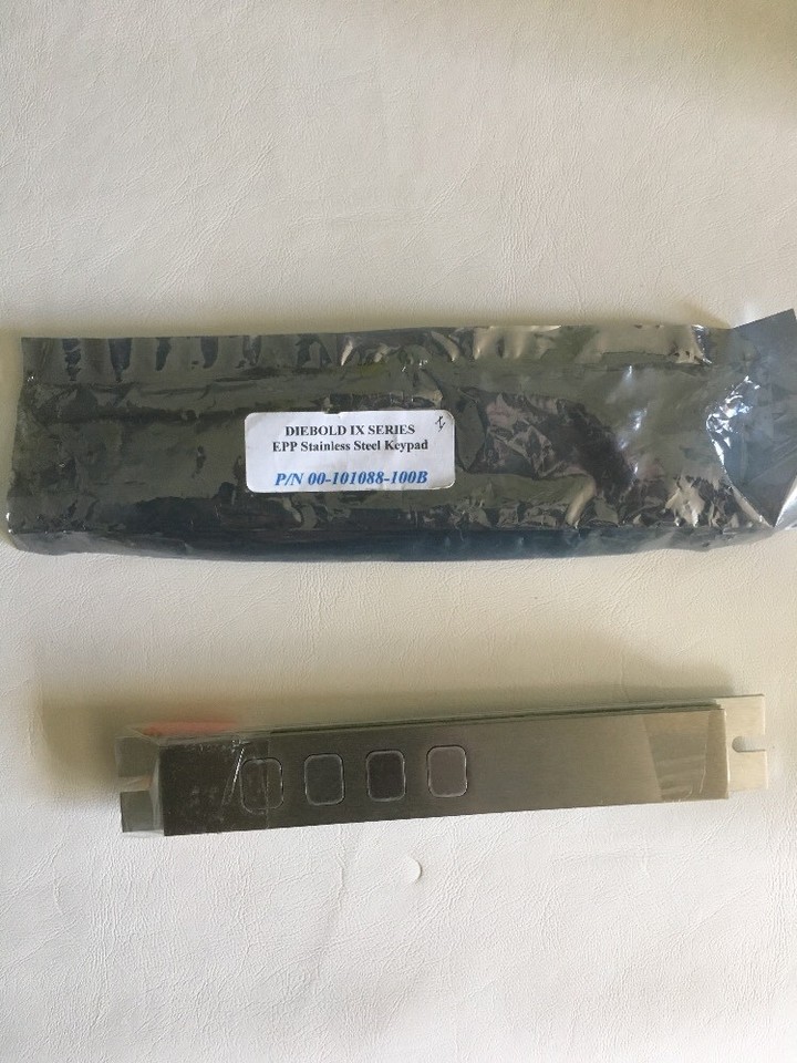 Diebold IX SERIES EPP STASINLESS STEEL KEYPAD 00-101088-100B | eBay