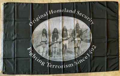 ORIGINAL HOMELAND SECURITY 1492 2nd AMENDMENT US FLAG 3'X5' Flag Rough ...