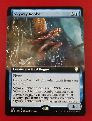 1x Skyway Robber | Extended Art | New Capenna Commander | MTG Magic ...
