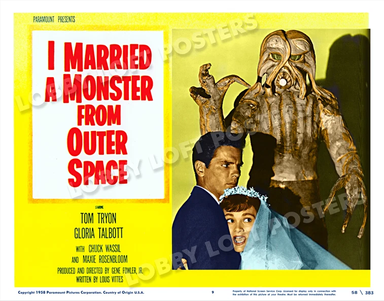 I Married A Monster From Outer Space Poster