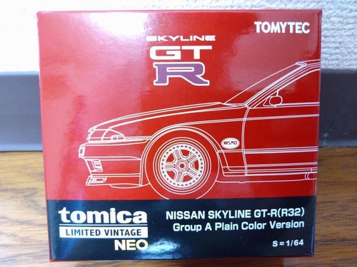 Tomica Nissan Skyline GT-R R32 Group A Plain Color Specification Red | eBay