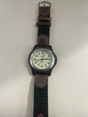 Sharp Opti-Glo Watch w Month Day Date 100ft Water Resistant SHP-1605k ...