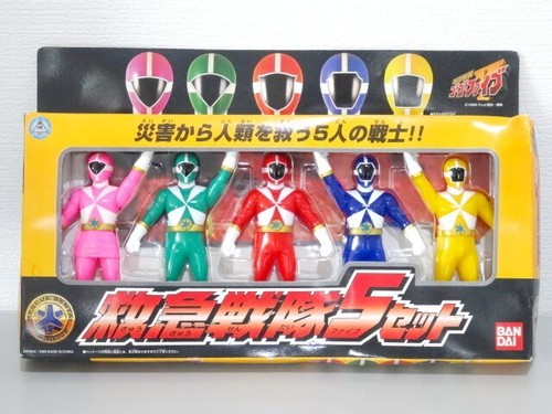 Bandai Power Rangers Kyuukyuu Sentai Lightspeed Rescue GoGoFive 5 sets ...