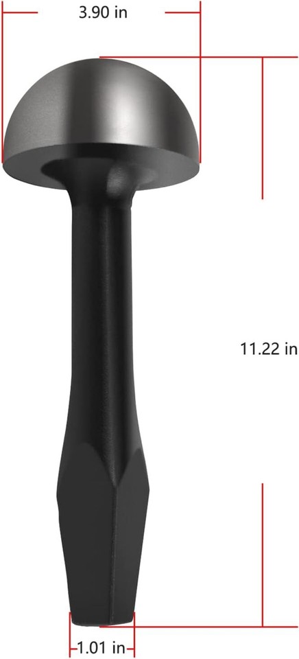 Blacksmith Tinsmith Large 4" Ball Mushroom Pexto Stake For Pexto Taper ...