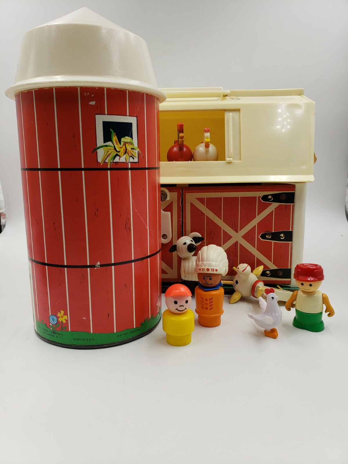 Vintage Fisher Price People - 1967 Toy Barn - 1968 Silo | eBay