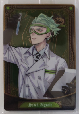 TWISTED WONDERLAND Sebek Zigvolt Wafer Card BNDAI Japan TCG Unopened F ...