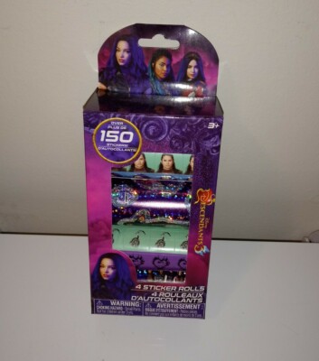 Disney DESCENDANTS 3 Over 150 Stickers 4 Sticker Rolls Kids Fun New ...