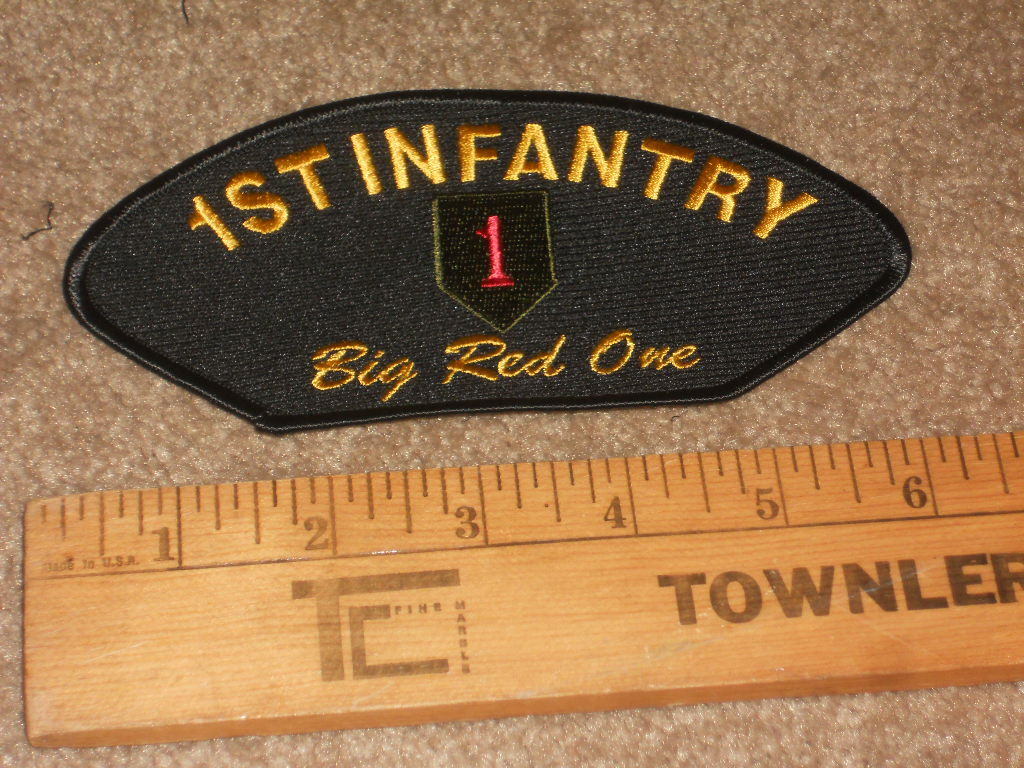 1ST INFANTRY BIG RED ONE Patch Sew On Iron On 6" Wide | eBay