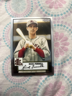 Topps Chrome Baseball 2022 Rick Ferrell St.Louis Browns Batting Record ...