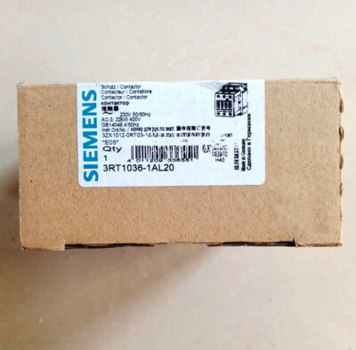 NEW SIEMENS In Box Contactor 3RT1035-1AC20 3RT1035-1AC20 1 year ...