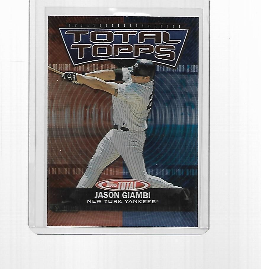 2003 TOPPS TOTAL BASEBALL TOTAL TOPPS JASON GIAMBI #TT4 | eBay