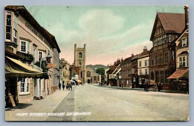HENLEY ON THAMES ENGLAND HART STREET ANTIQUE POSTCARD | eBay