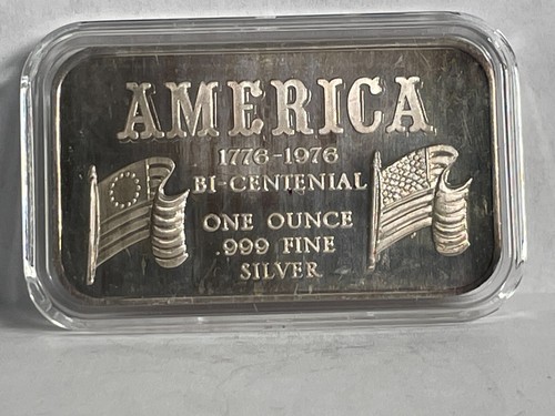 American Bicentennial .999 Fine Silver Art Bar 1 oz. | eBay
