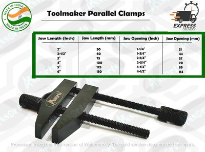 Clamps - Machinist Toolmaker Parallel Clamps