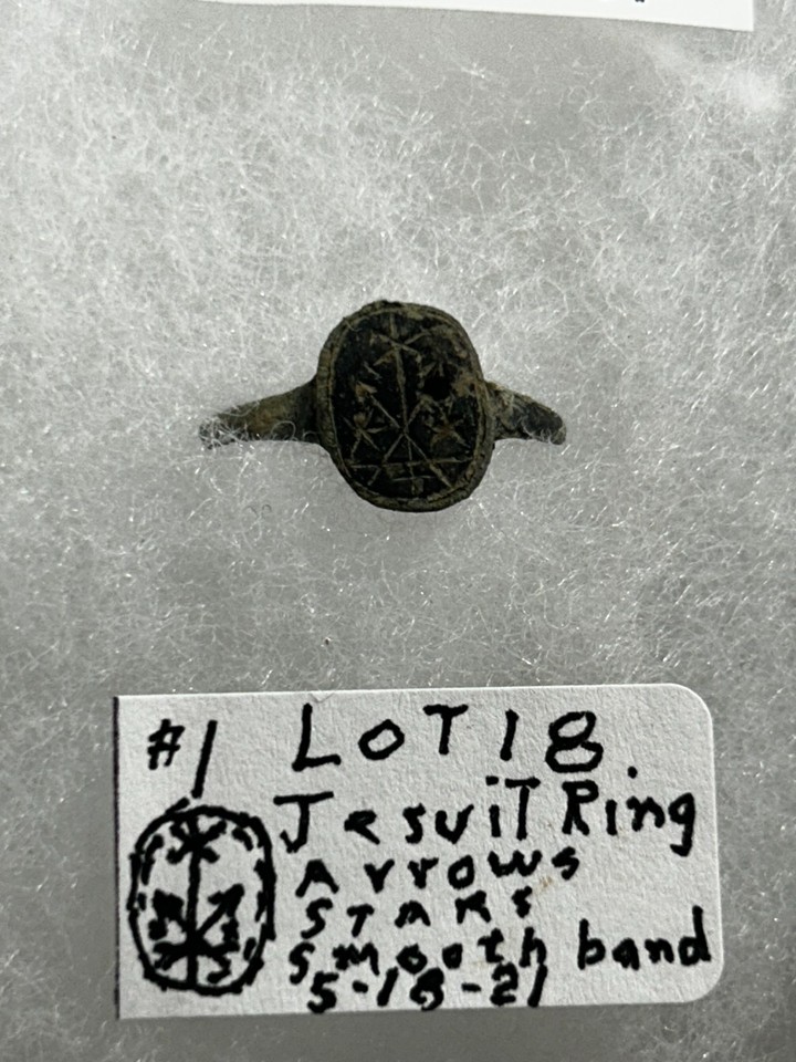 Lot of Various Native American Musket Balls Jesuit Rings Gun Parts Rare ...