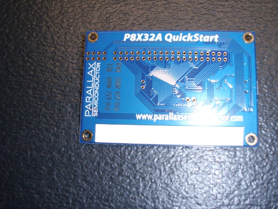 Parallax propeller P8X32A Quickstart multi-core microcontroller | eBay